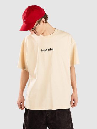 A.Lab Type Shit Boxy T-Shirt white cap off white