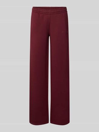 Review Straight Fit Sweatpants aus Baumwoll-Mix mit Label-Detail