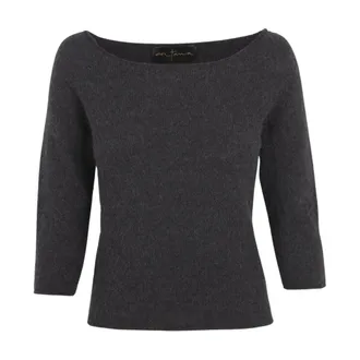 Cortana Femme, Pulls, Vert, Taille: 42 FR Haut en maille &agrave; encolure bateau