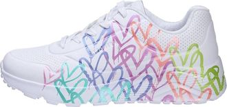 Skechers Femme, Chaussures, Blanc, Taille: 36 EU UNO Baskets