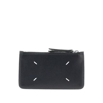 Maison Margiela Four Stitches leather coin-holder pouch Man One Size
