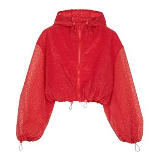 Cecilie Bahnsen Aisha Blouson Jacke - - Jackets - Damen - Rot - XS