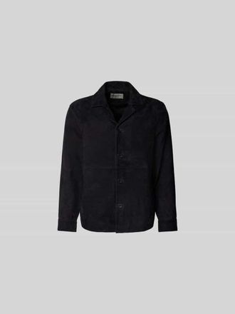 Officine Générale Hemdjacke aus echtem Ziegenleder