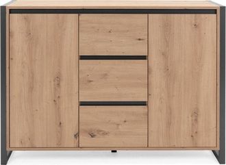 Les Tendances Les Tendances - calicosy - Buffet Industriel 2 portes 3 tiroirs L120 cm - denver
