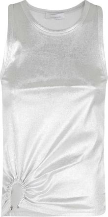 Paco Rabanne Femme, Tops, Gris, Taille: 40 FR D&eacute;bardeurs