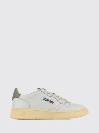 Autry Baskets Medalist Low en cuir de veau lisse avec un design bicolore