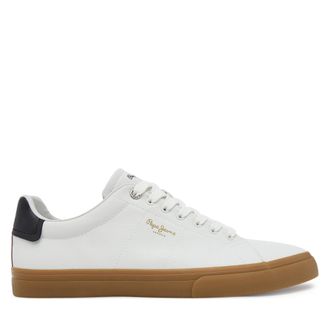 Pepe Jeans London Sneakers aus Stoff Pepe Jeans Kenton Base PMS300003 &Eacute;cru