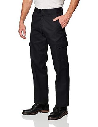 Dickies Homme, PANTALON DE TRAVAIL D&Eacute;CONTRACT&Eacute; TYPE CARGO, noir, 36W / 34L