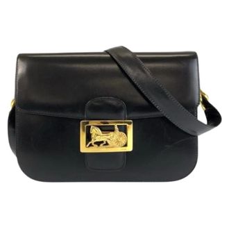 Celine Pre-owned Pochette Sac Bandouli&egrave;re Vintage - Femme - Pre-owned - Noir - Taille: ONE Size
