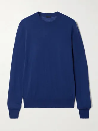 Joseph Pull En Cachemire Cashair - Bleu