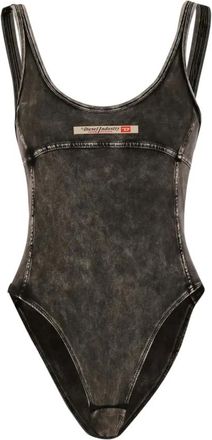 Diesel Femme, Maillots de bain, Noir, Taille: 40 FR Phoebe-dnm One-piece