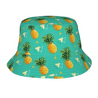 Generic Casual Seau Chapeau Ananas Chapeaux de Visière Unisex Bobs Homme pour Golf Filles Femmes
