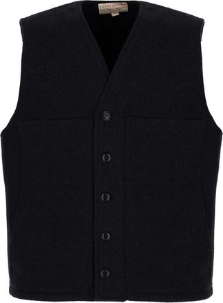 Filson Homme, Vestes, Bleu, Taille: XL Mackinaw Wool Vest