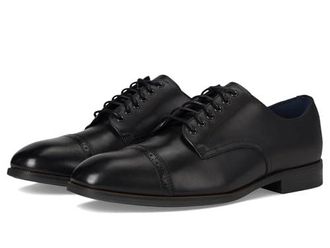 Stacy Adams Homme William Cap Toe Lace-up Tissu Oxford, Noir, 40 EU