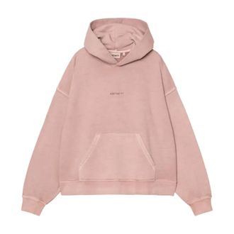 Carhartt Work in Progress Hooded Benton Sweatshirt - - Sweatshirts & Hoodies - Damen - Rosa - XS
