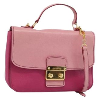Miu Miu Sac &agrave; main Pre-owned - Femme - Pre-owned - Rose - Taille: ONE Size