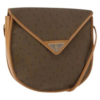 Saint Laurent Pre-owned Vintage Leder Schultertasche - - Pre-owned - Damen - Beige - ONE SIZE