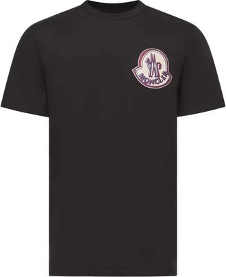 Moncler L10918C0003489B8U999 T-Shirt - - Tops - Herren - Schwarzk - M