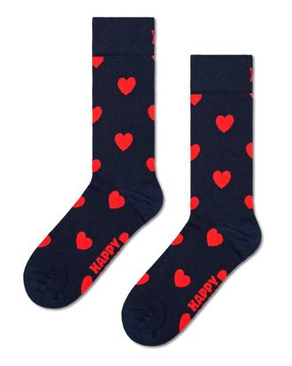 Happy Socks Socken mit Herz-Motiven in