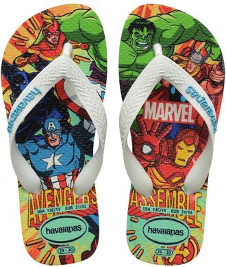 Havaianas Jungen HAV. Kids Top Marvel Ii Flipflop, Wei&szlig;, Wei&szlig;, Blau