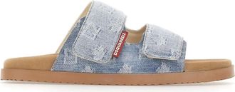 Dsquared2 Homme, Chaussures, Bleu, Taille: 41 EU D2 Monogram Sandales