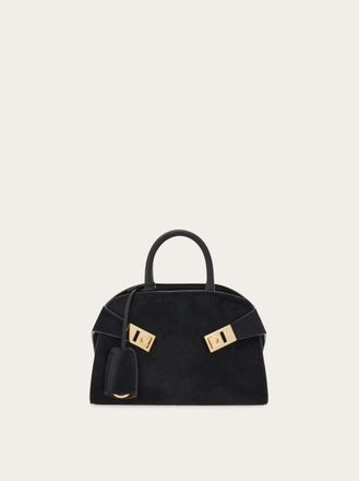 Ferragamo Damen Hug Handtasche (XS) Schwarz