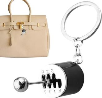 Generico Keeechains de bo&icirc;te de vitesses, porte-cl&eacute;s de changement de voiture, porte-cl&eacute;s manuel de changement de changement de m&eacute;tal, b&acirc;ton de tour de transmi