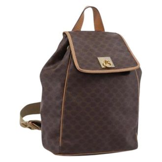 Celine Pre-owned Canvas Backpack - Femme - Pre-owned - Brun - Taille: ONE Size
