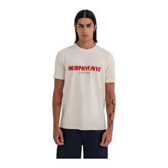 Murphy & Nye Homme, Tops, Blanc, Taille: L T61100 T-Shirt