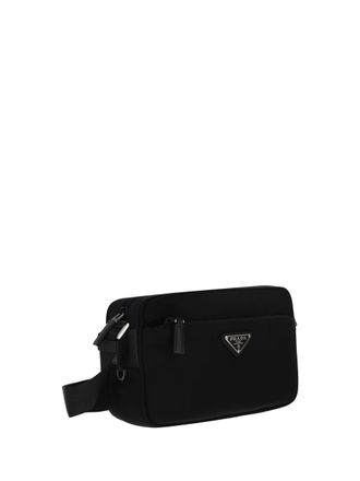 Prada Womens Re-Nylon Crossbody Bag Nero Recycled Polyamide Shoulder
