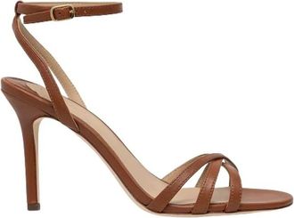 Ralph Lauren Femme, Chaussures, Brun, Taille: 36 EU Kendyl Sandale en Cuir Nappa