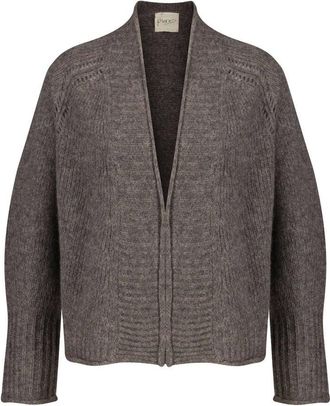 Pure Damen Strickjacke aus Wolle und Kaschmir