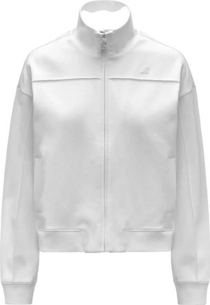 K-Way Femme, Vestes, Blanc, Taille: 54 FR Arvinne Interlock