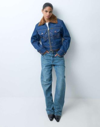 Wrangler veste en jean bleue