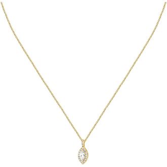 Cleor Collier en argent 925/1000 et zircon