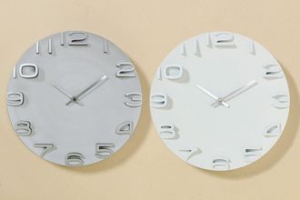 Boltze Wand-Uhr Annika 2sort D36cm