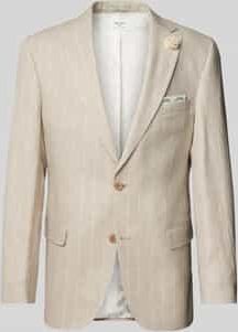 Carl Gross Regular Fit Anzugsakko aus hochwertigem Leinen-Mix Modell Tannon