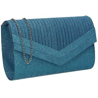 Swankyswans Damen Ruth Clutch-Tasche, blau