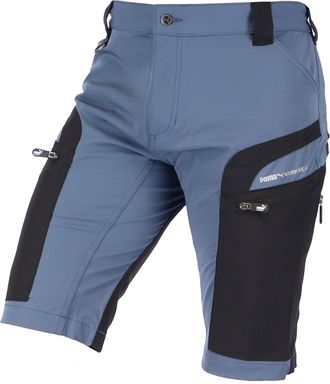 Puma Workwear Pro-One Cargo Shorts Herren Sommer Arbeitshosen Männer Kurze Hosen Bermuda Shorts Outdoor Hosen Wanderhose leichte Trekkinghose mit 4-Wege St