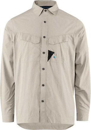 Kl&auml;ttermusen Syn Langarmshirt zum Wandern - - Shirts - Herren - Beige - XL