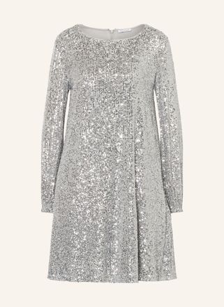 Mrs & Hugs Mrs & Hugs Cocktailkleid Mit Pailletten silber