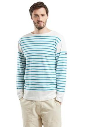 Armor Lux Marini&egrave;re col Bateau en Coton &eacute;pais Amiral