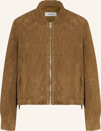 Darling Harbour Darling Harbour Lederblouson braun