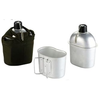 Ibili Ibili 720500 Gourde avec timbale Army en Aluminium 1 l