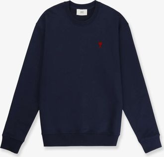 Ami Cotton sweatshirt with iconic embroidery - AMI PARIS - gender_Man