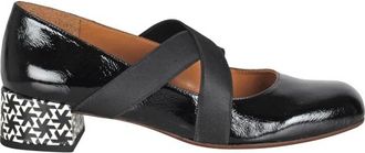 Chie Mihara Femme, Chaussures, Noir, Taille: 37 1/2 EU D&eacute;collet&eacute; Vernis