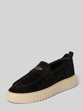 Antony Morato Loafers aus Leder mit Label-Applikation Modell PARROT