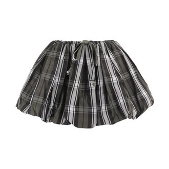 Patou Rock mit Karomuster und weitem Bein - - Skirts - Damen - Mehrfarbig - S