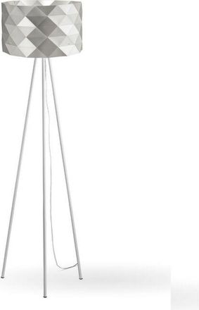 Linea Zero Linea Zero - Silberne Dreibein-Stehlampe aus Metall Cm. 40 x 146 Std