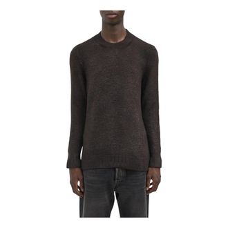 Avant Toi Rundhals-Pullover aus Baumwolle - - Knitwear - Herren - Braun - L